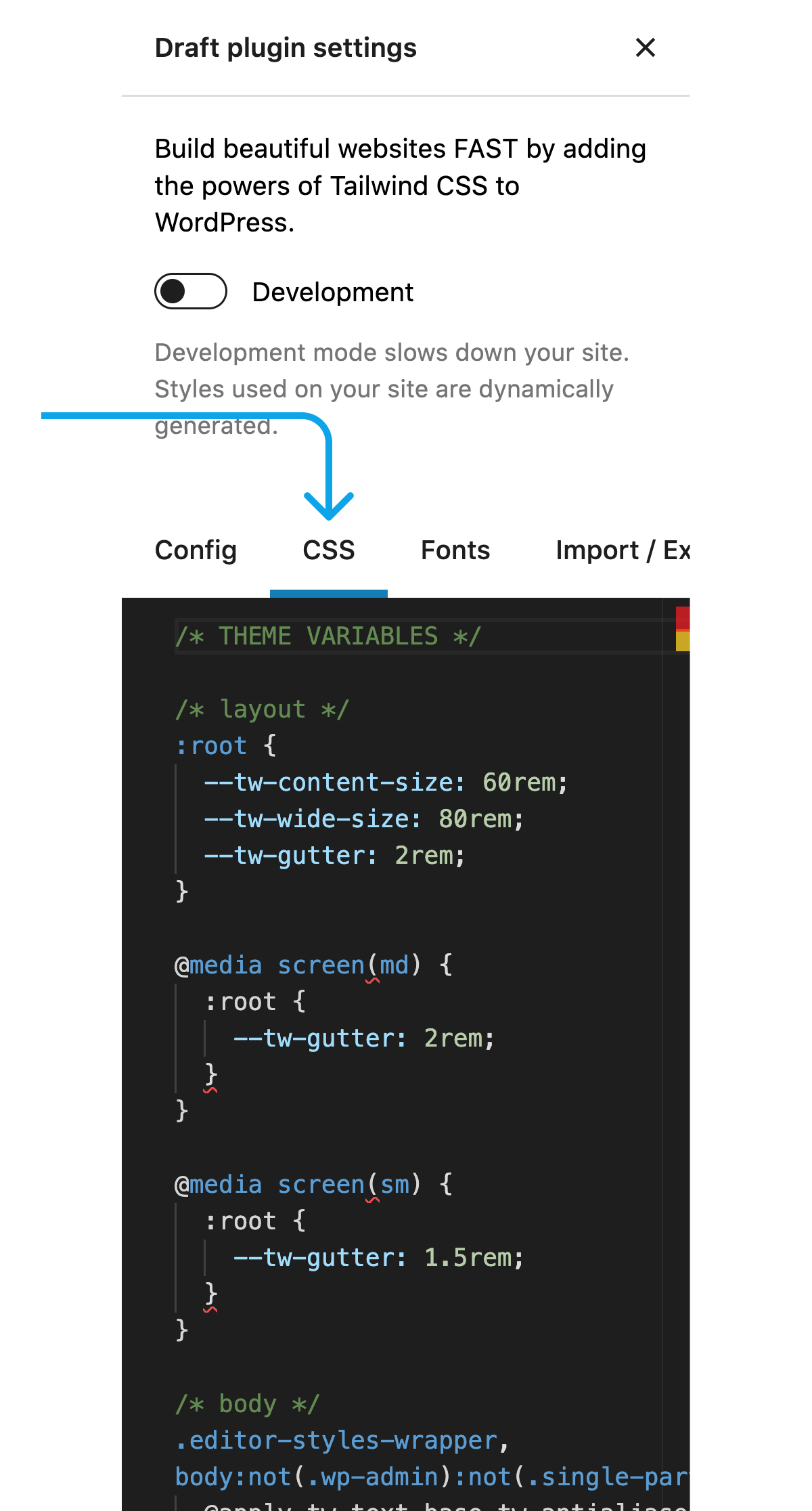 Apply Classes Add Tailwind CSS To WordPress